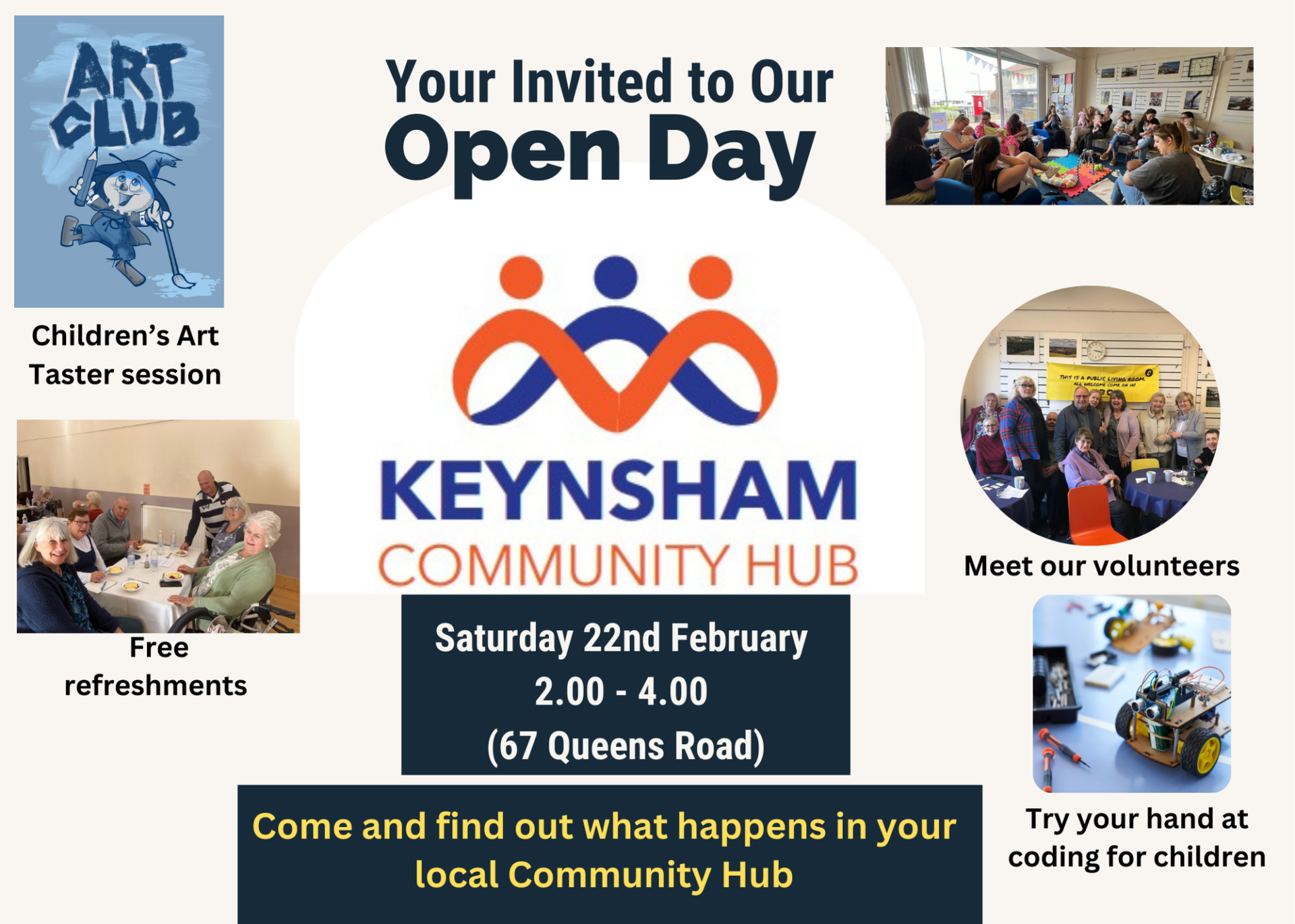 Keynsham Community Hub Open Day - Keynsham High Street Heritage Action Zone